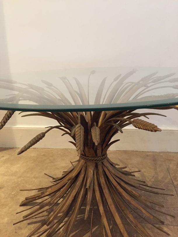 Mid Century Wheat Sheaf Table – SOLD – The Oscar Collective
