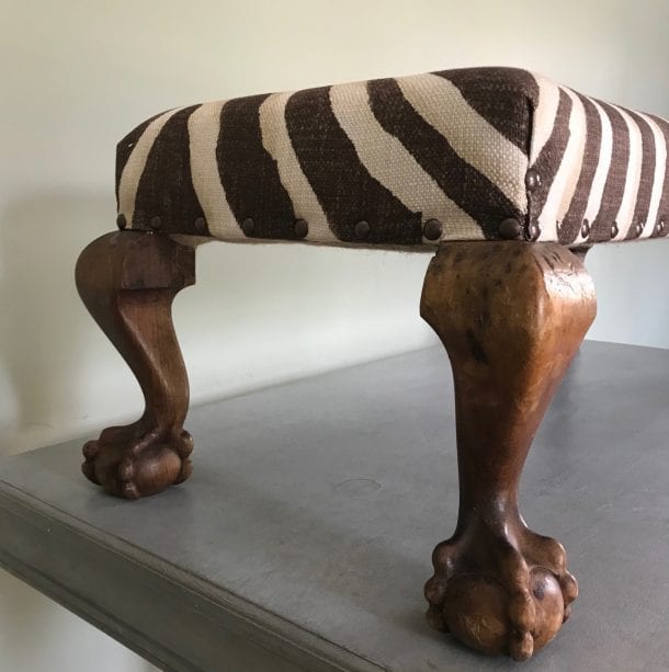 Edwardian Long Foot Stool or Ottoman – SOLD – The Oscar Collective