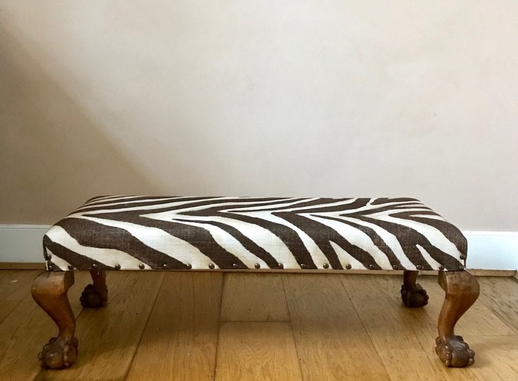 Edwardian Long Foot Stool or Ottoman – SOLD – The Oscar Collective