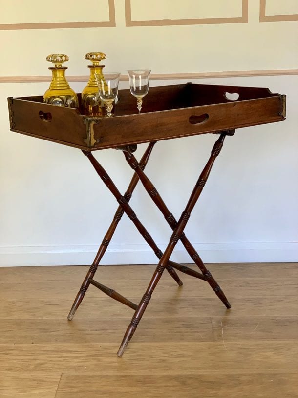 Large 19th Century Butlers Tray – Sold – The Oscar Collective