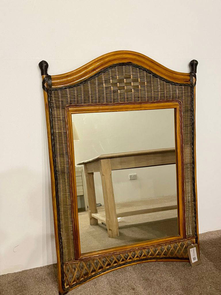 Extra Large Bamboo & Rattan Mirror – The Oscar Collective